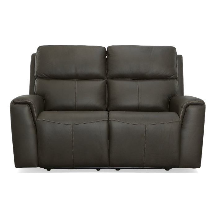 Flexsteel Jarvis Power Reclining Loveseat With Power Headrests | Wayfair